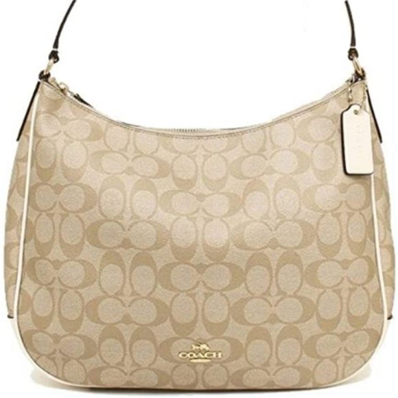 Coach | Bags | Coach Signature Coated Canvas Bag Like New | Poshmark